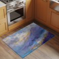 Abstract Oil Painting Entryway Rug 2x3ft Washable Non Slip Bathroom Rug ...