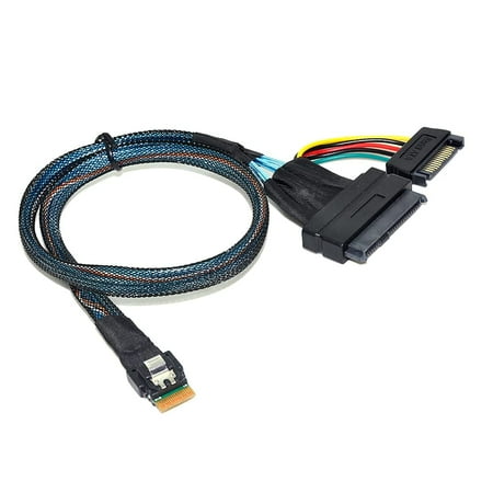 SFF 8654 4i Slimsas to SFF 8639 Hard Disk SSD Cable NVME U.2 with 15 ...