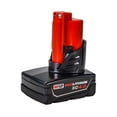 Milwaukee, 48-11-2440, 12-Volt XC Red Lithium Ion Battery, Extended ...