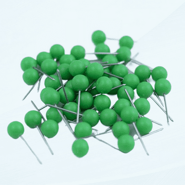 Uxcell Flag Map Push Pins Plastic Head Steel Point Pin Tacks, Black 60 ...