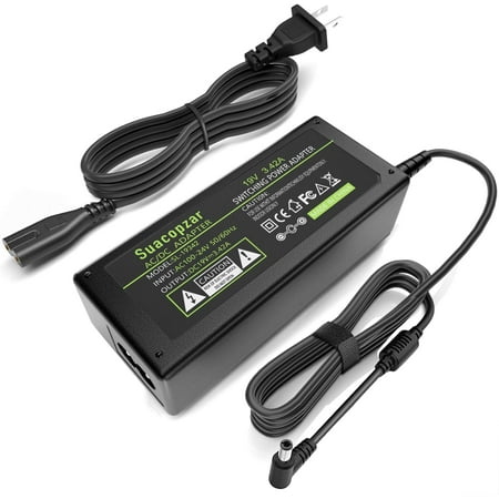 Suacopzar DC 19V 3.42A Power Adapter, 65 Watt AC 100-240V to DC 19Volt ...