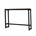 AC Pacific Logan Wood and Metal Console Table, Brown - Walmart.com