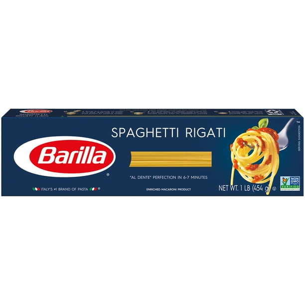 Barilla® Classic Blue Box Pasta Spaghetti Rigati 16 oz - Walmart.com