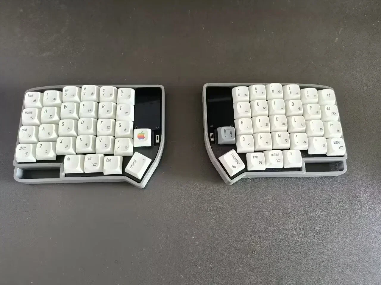 Kit de teclado dividido inalámbrico Lily58, intercambio en caliente ...
