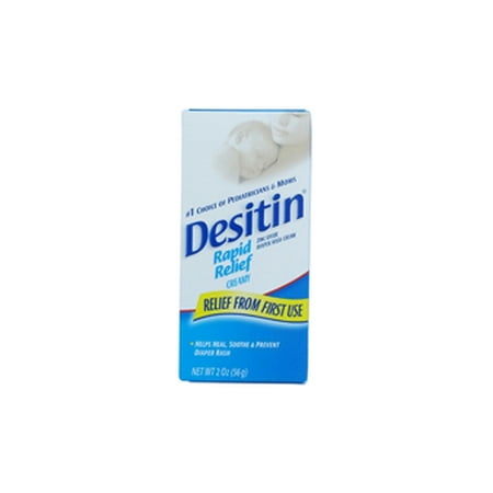 Desitin Rapid Relief Diaper Rash Cream by Johnson & Johnson for Kids ...