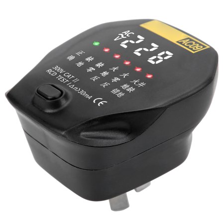 Digital Socket Tester, One-key Detection Circuit High-definition ...