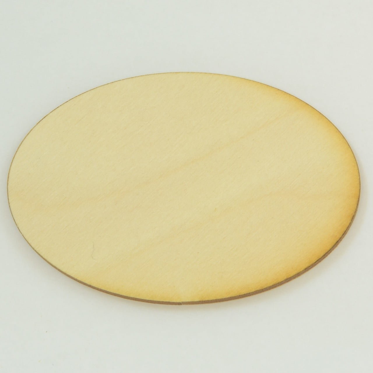 Woodcraft Pack Of 10, Large 5.25" X 3.5" X 0.125" Oval Shaped Wood ...