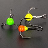LIVEST 10Pcs/Box Mini Ice Fishing Hook Rust-resistant High Carbon Steel ...