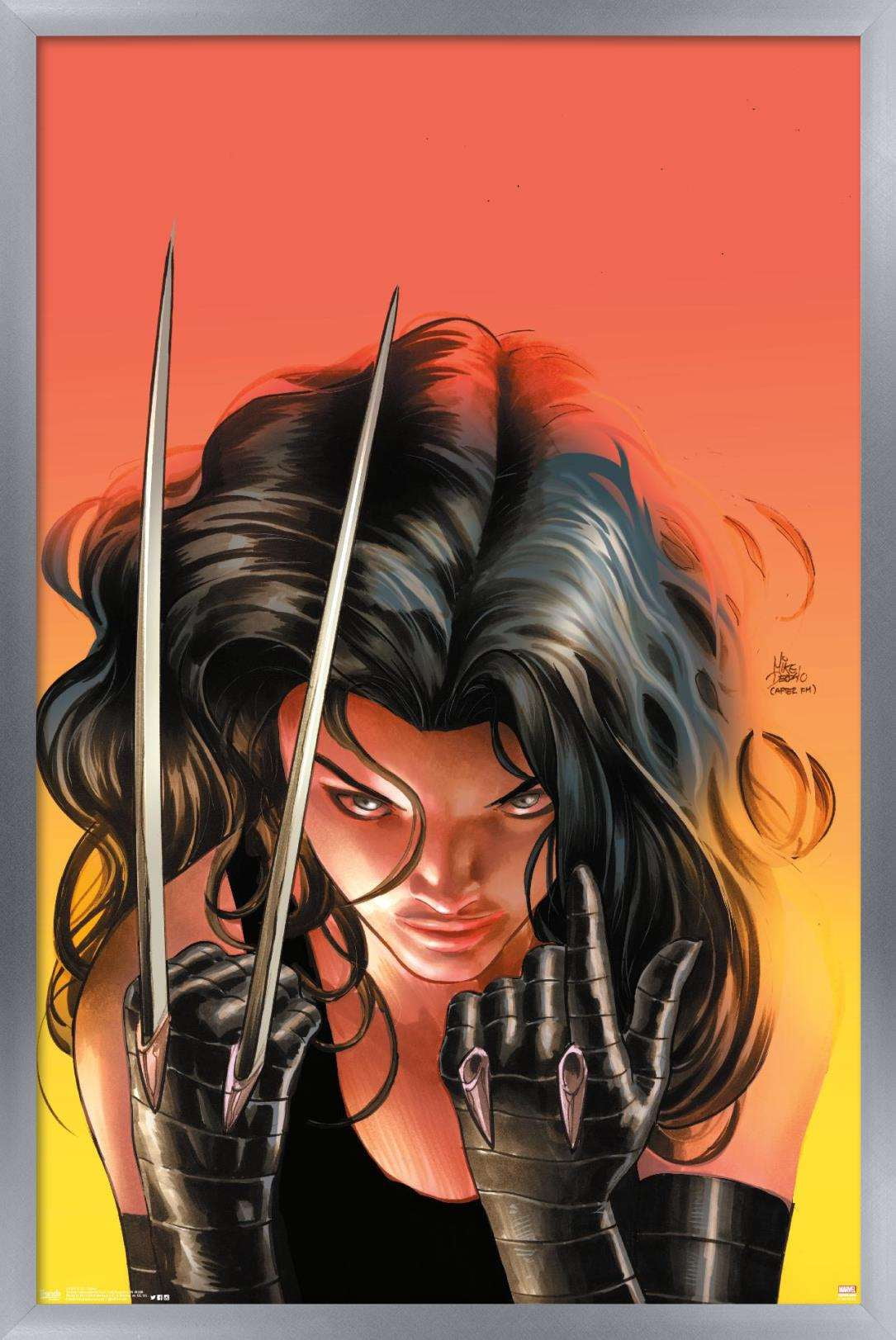 Marvel Comics - X-23 - Claws Wall Poster, 14.725" x 22.375", Framed ...