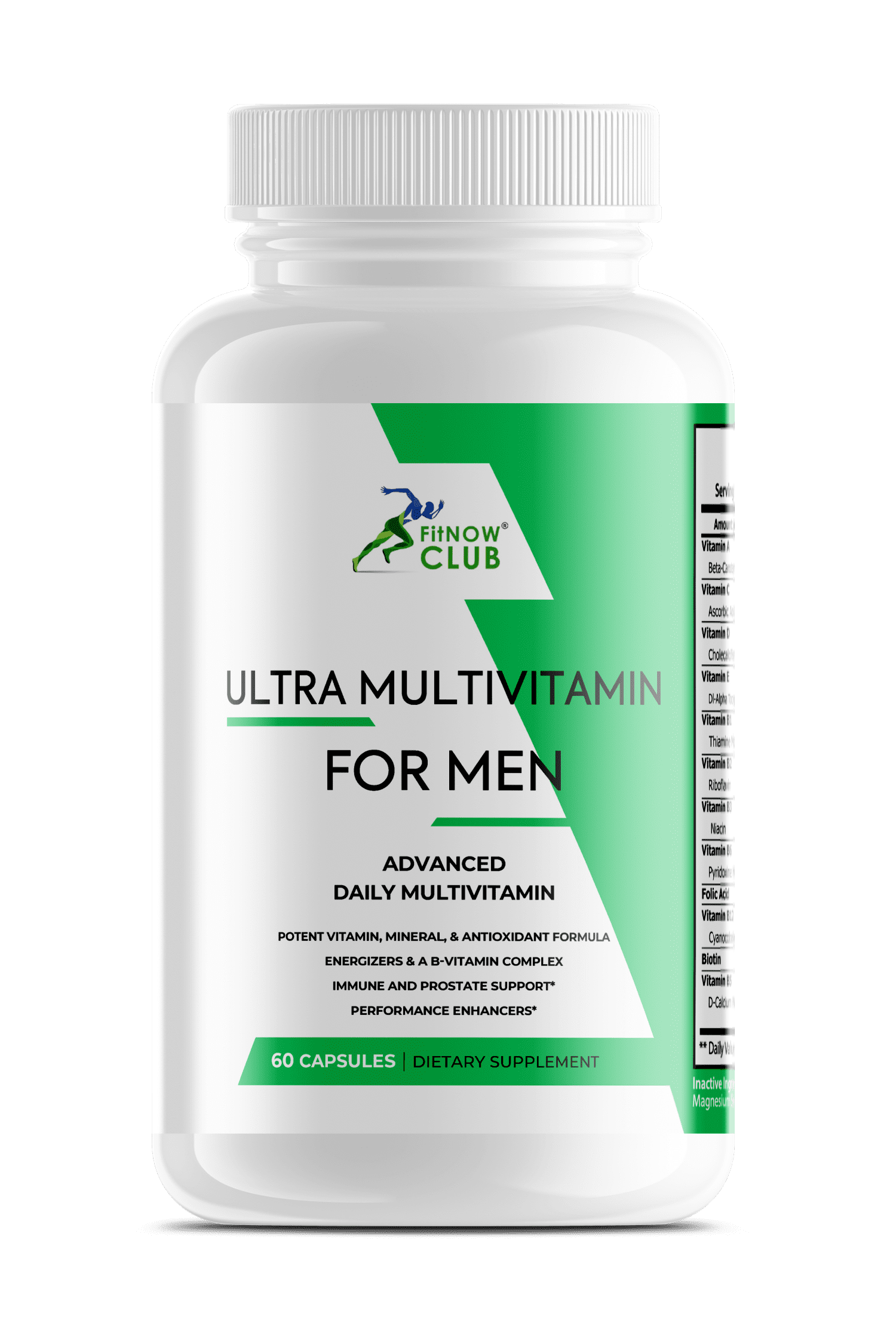 Ultra Multivitamin for Men (Dietary Supplement)-1 Pack (60 Count ...
