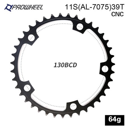 Prowheel 39T Road chainrings Single Speed 5-Bolt Chainring BCD 130mm ...