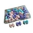 50Pcs Bowknot Design Push Pins Fun Tacks Set for Wall Display Classroom ...