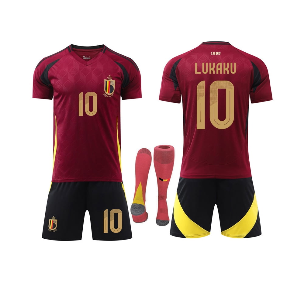 Click here for Store Belgium Red Home Lukaku #10 Football Jersey... prices