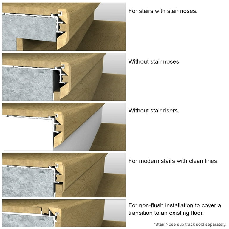Quick Step Stair Nose Installation How To Make A Vinyl Plank Stair