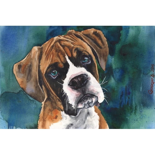 Boxer Painting