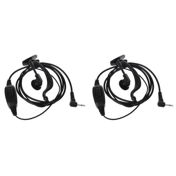 Auricular Con Micrófono PTT Jack 1pin Y 2 5mm para Radio T6200 TKLR T3 ...