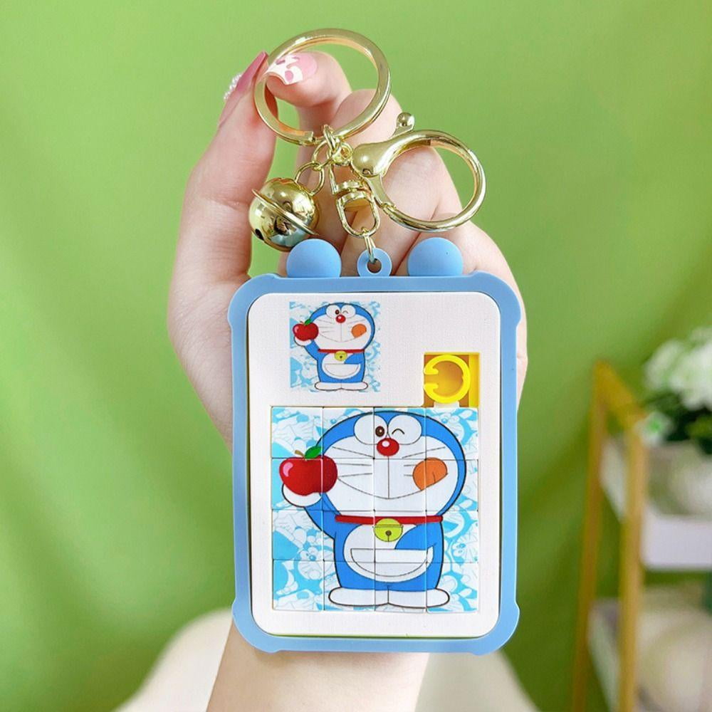 BISKING Cinnamoroll Puzzle Llavero , Pikachu Doraemon , Campana ...