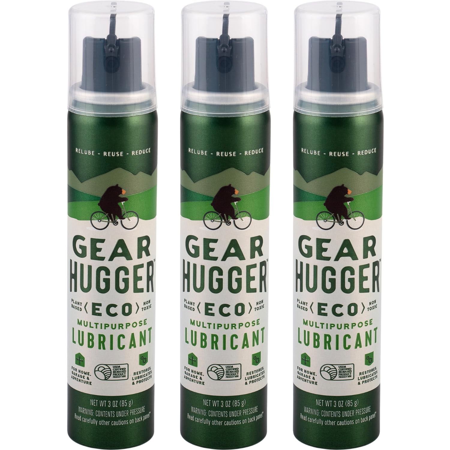 Lubricante Gear Hugger multiusos de 90 ml (paquete de 3) | Bodega ...
