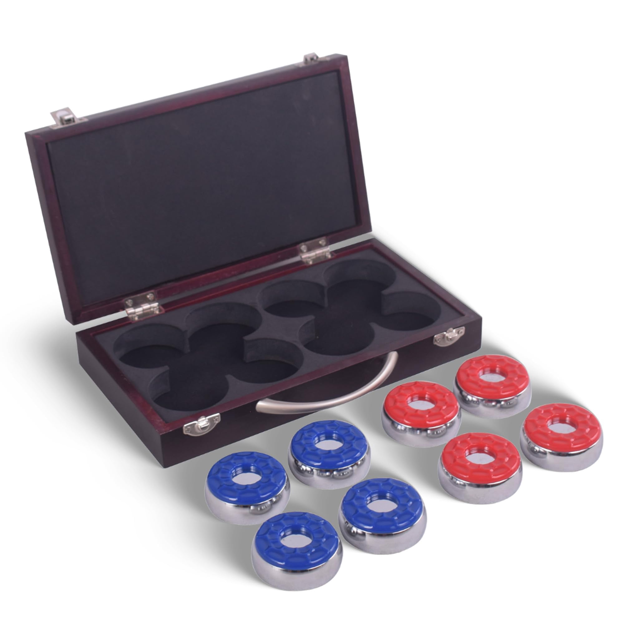 Hathaway Shuffleboard Pucks Set of 8 â€“ Regulation Sized Shuffleboard ...