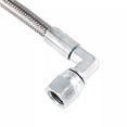 60inch Length 4AN Remote Turbocharger Sensor Steel Braided Turbo Oil ...