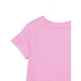 Athletic Works Girls Active Tee with Short Sleeves, 2-Pack, Sizes 4-18 ...