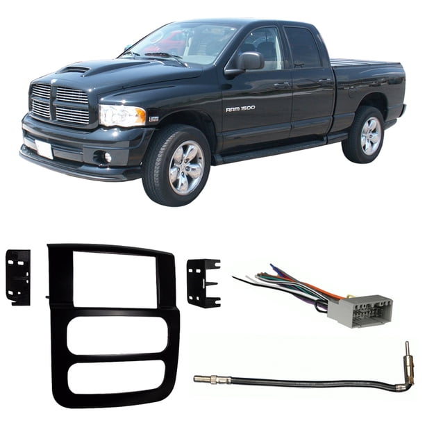 Fits Dodge Ram Pickup 1500 02-05 Double DIN Harness Radio Install Dash ...