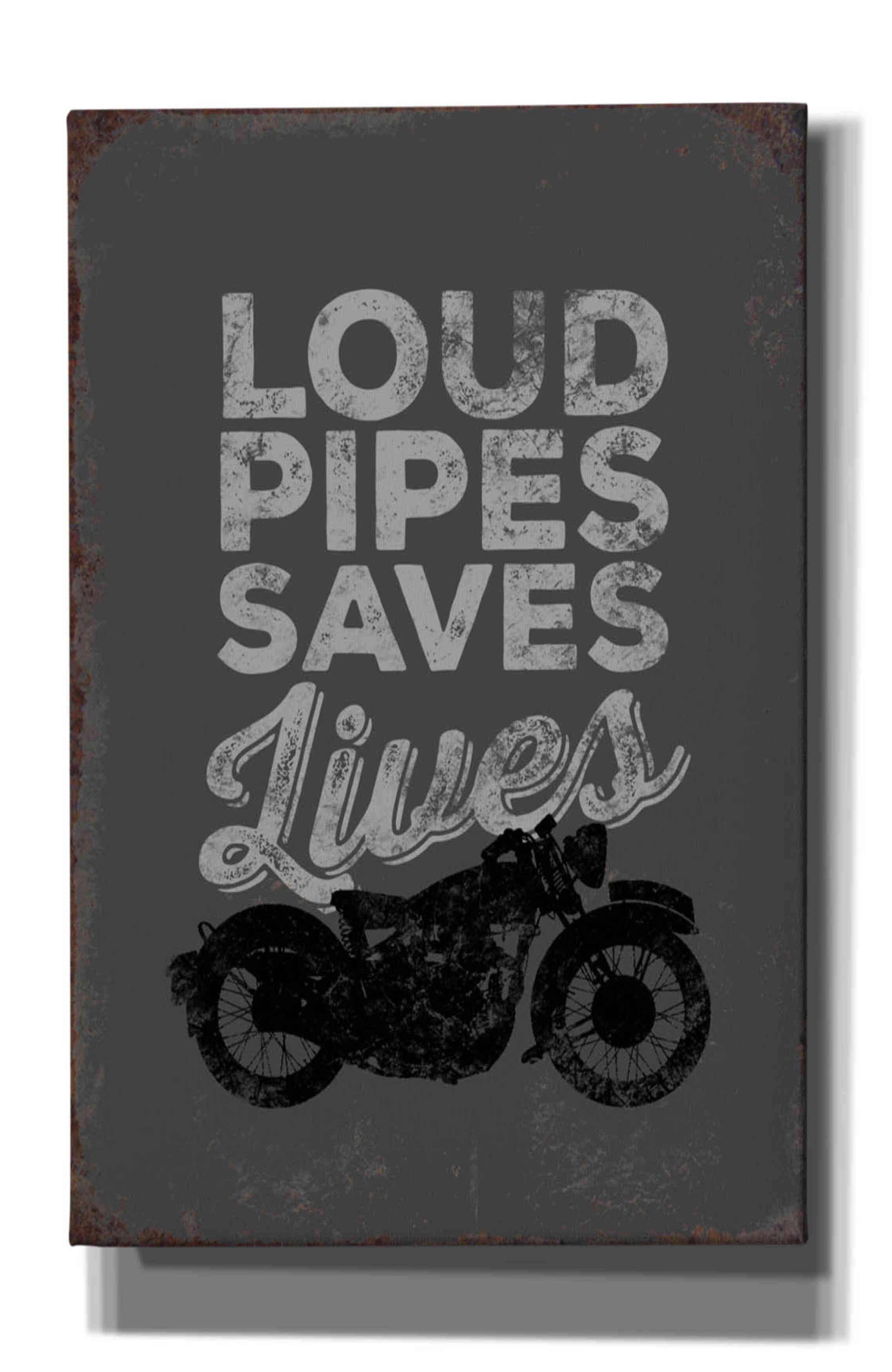 Epic Graffiti 'Loud Pipes' by JJ Brando, Canvas Wall Art, 26"x40 ...
