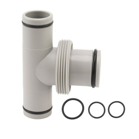 Pool Hose Adapter T Shape Threaded Pump Connector 1.5in to 1.25in ...