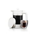 Bodum Bean Cold Brew Press and Iced Coffee Maker, 51 Ounce, White - Walmart.com