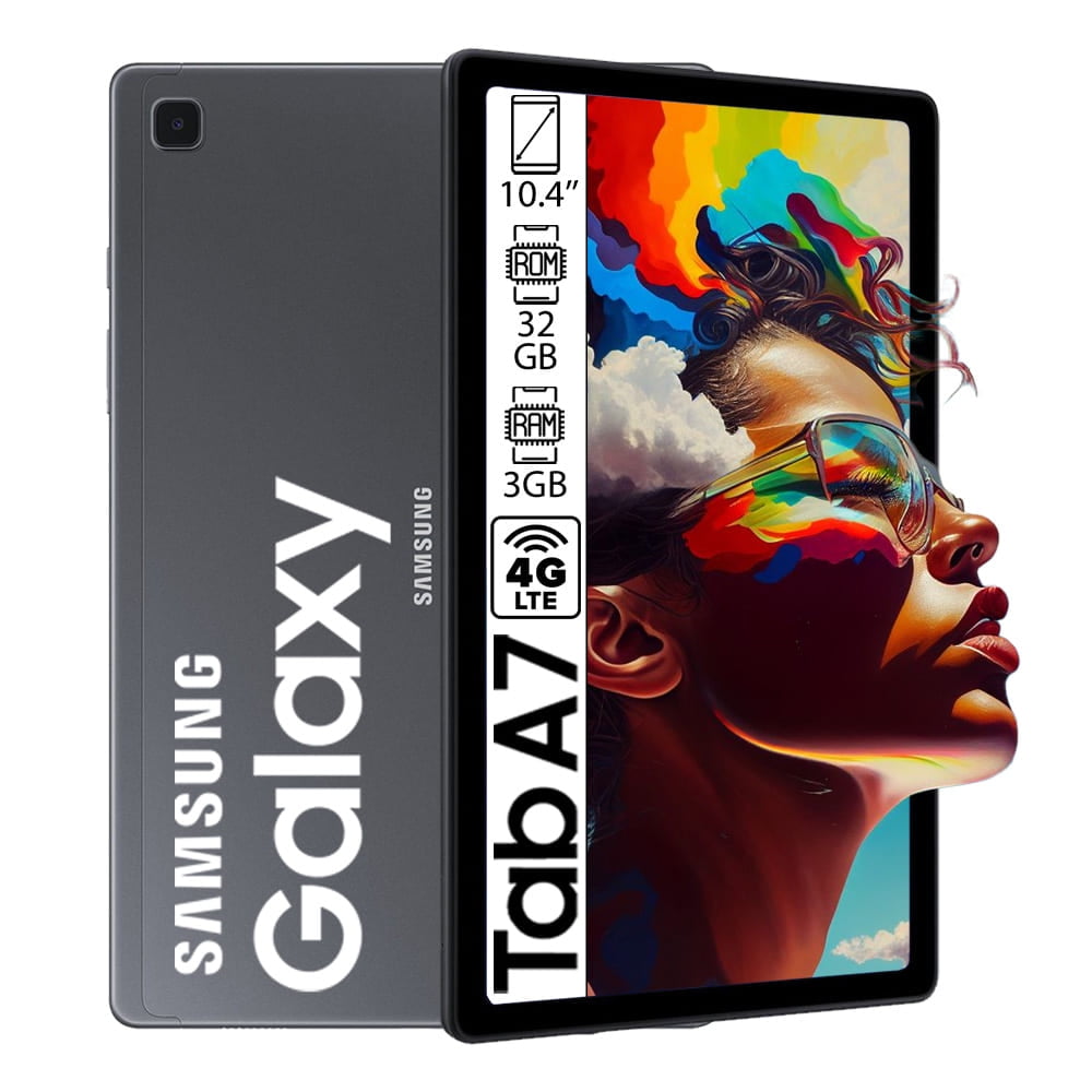 Tablet Samsung Galaxy Tab A7 4G LTE 32GB 3GB - Gris | Walmart en línea