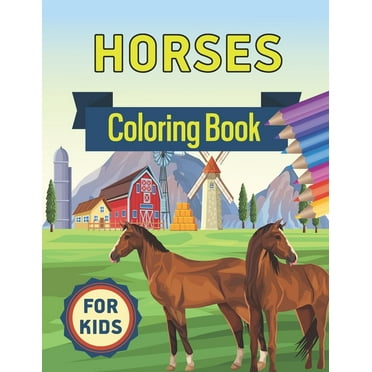 Wonderful World of Horses Coloring Book - Walmart.com