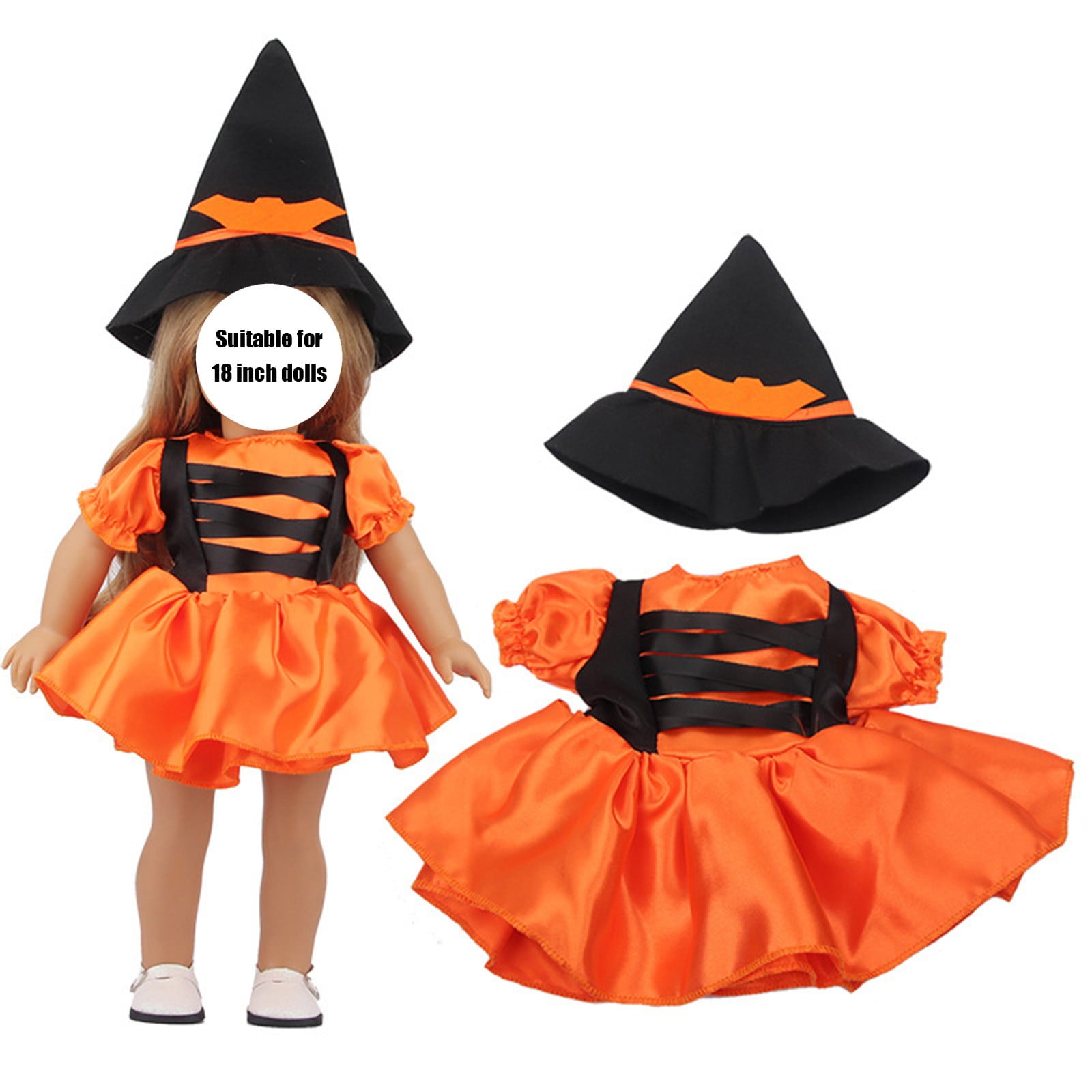 Click here for Generic 18 Inch Doll Halloween Costume Set With Wi... prices