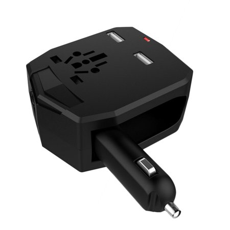 Universal Car Convertor Multifunctional USB Auto Charger Adapter Quick ...