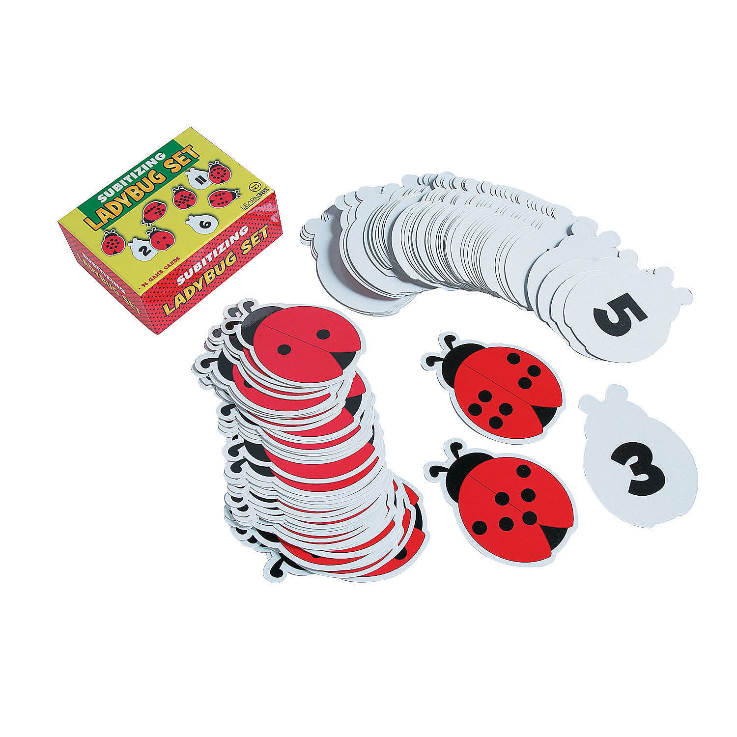 Subitizing Ladybug Set - Educational - 97 Pieces - Walmart.com
