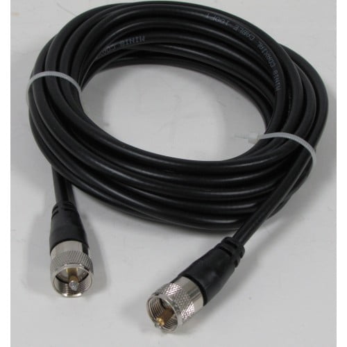 Taurus 18Ft RG8X Mini 8 Coax Cable with PL 259 connectors - Walmart.com