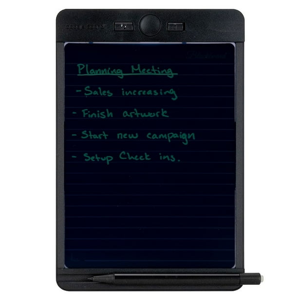 Boogie Board Blackboard Smart Scan Reusable Writing Tablet in Note Size ...