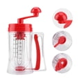 YLSHRF Hand-held Manual Pancake Cupcake Batter Mixer Dispenser Blender ...