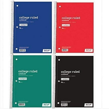 Mintra Office Durable Spiral Notebooks, 1 Subject, 19148 (Spring Pink ...