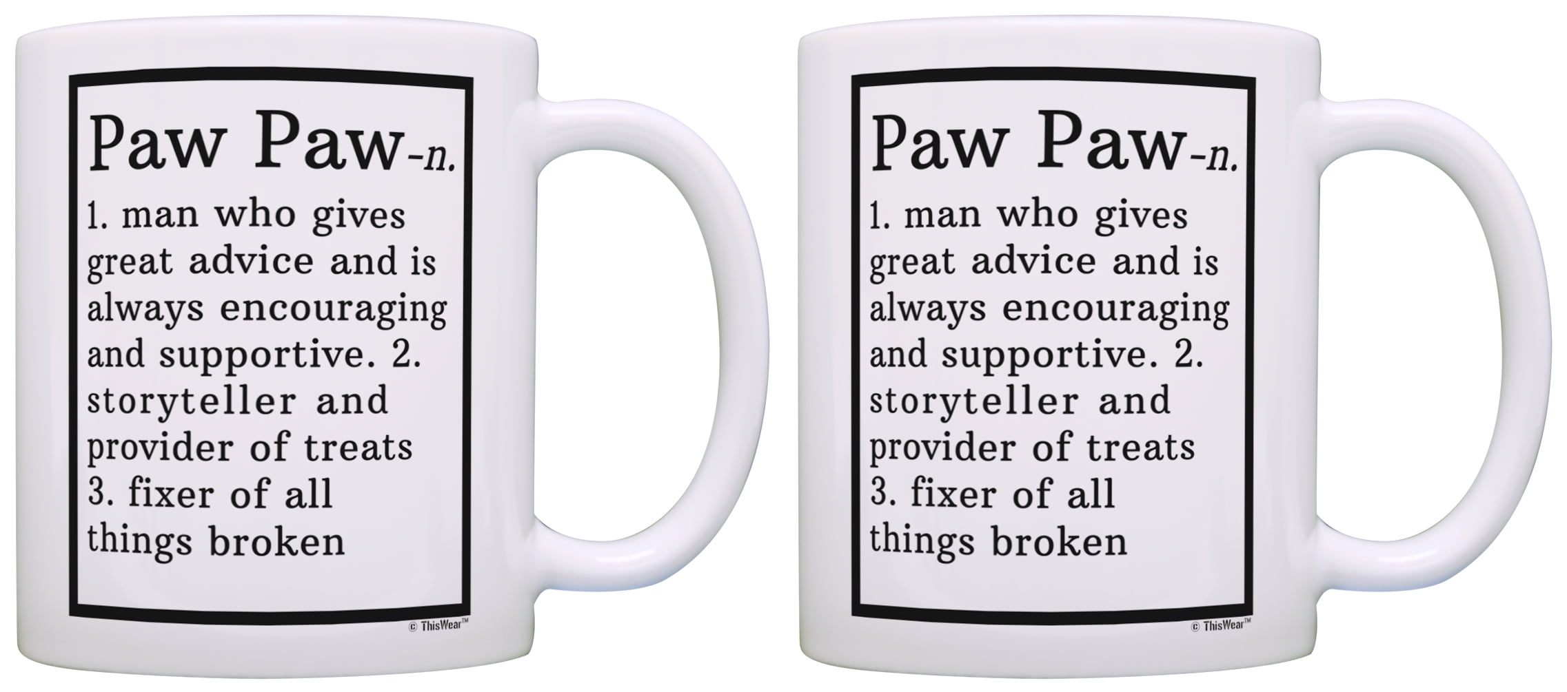 ThisWear Paw Paw Gifts from Granddaughter Paw Paw Grandpa Definition ...