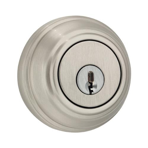 Weiser Lock GD9371 X15 WS RLR3 Double Cylinder Deadbolt, Satin Nickel ...