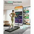 UREVO Walking Pad 2 in 1 Under Desk Treadmill with Remote Control and ...