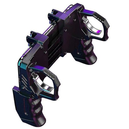 3-in-1 Mobile Game Controller, Four Finger Trigger For Pubg Gaming ...