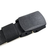 Frcolor Men's Belt Canvas Adjustable Outdoor Belt with Plastic Buckle ...