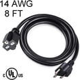 8FT Nema 6-15P/Nema 6-15R Power Extension Cord for Miner,Power Cable ...