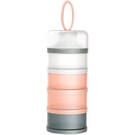 Milk Powder Dispenser Baby Feeders Food Box 4 Compartment Stackable ...