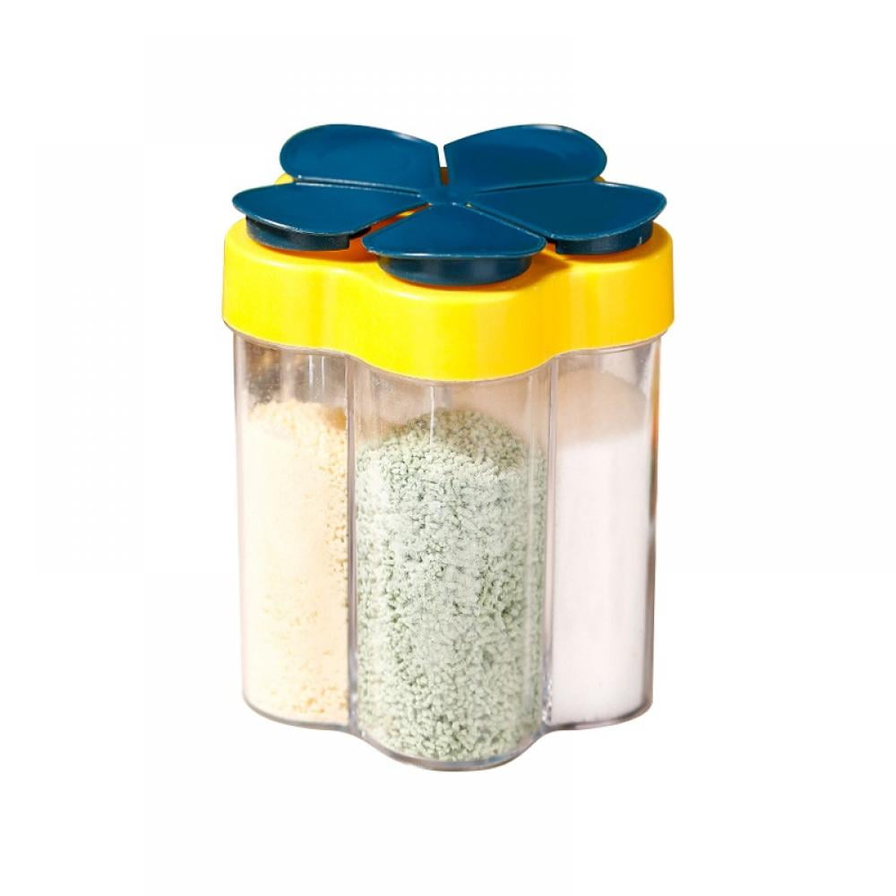 5 In 2 Multifunctional Spice Box Combination Seasoning Jar Kitchen ...