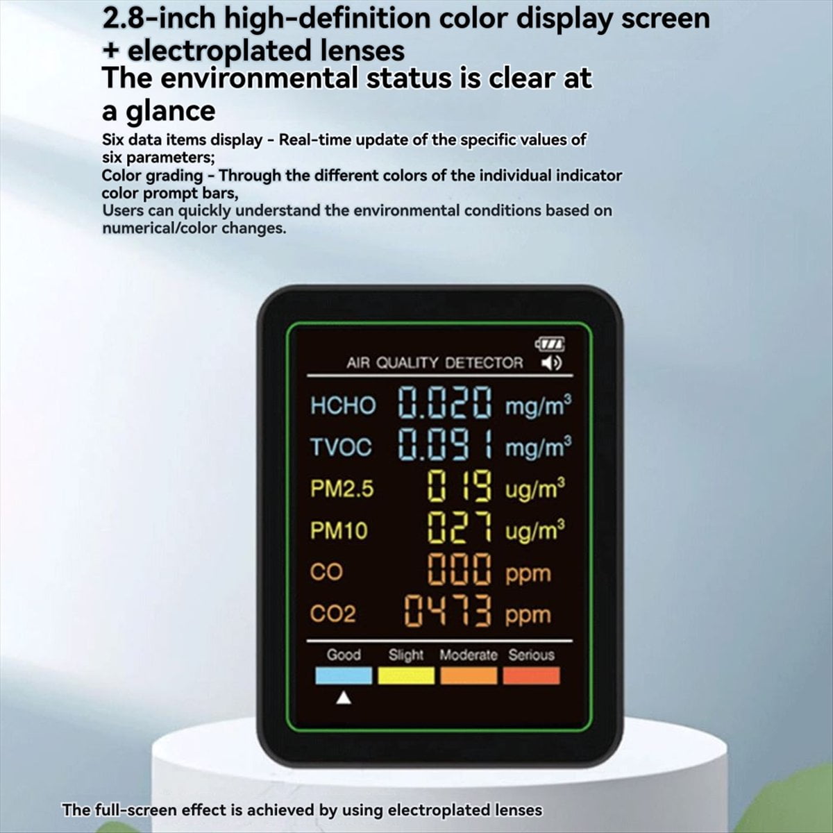 Click here for Unbranded Mt07co 6-In-1 Indoor Air Quality Monitor... prices