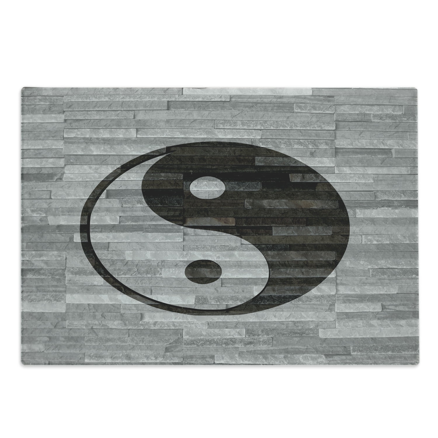 Ying Yang Cutting Board, Minimalistic Traditional Ying Yang Rustic ...