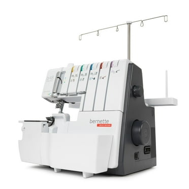 Bernette Funlock B44 Overlock Serger Machine - Simple Sewing Function with 15 Stitches and ...