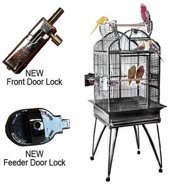 A and E Cage Co. 32"x21" Double Stack Flight Cage - Platinum - Walmart.com